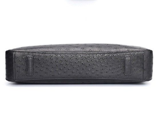 Ostrich Leather Laptop Bag