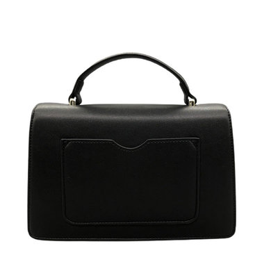 Women Genuine Leather Design Black Ladies Handbags Fashion Style