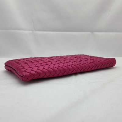 Ladies PU Leather Clutch Wallet Pink Long Purses WA12