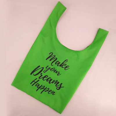 Recycle Polyester Foldable Shopping Bag Grocery Bag With Custom Logo