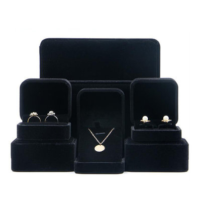Luxury Women Gift Box Packaging Premium Velvet Jewelry Box