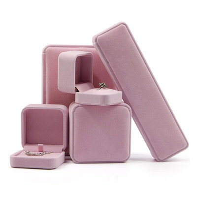 Luxury Women Gift Box Packaging Premium Velvet Jewelry Box