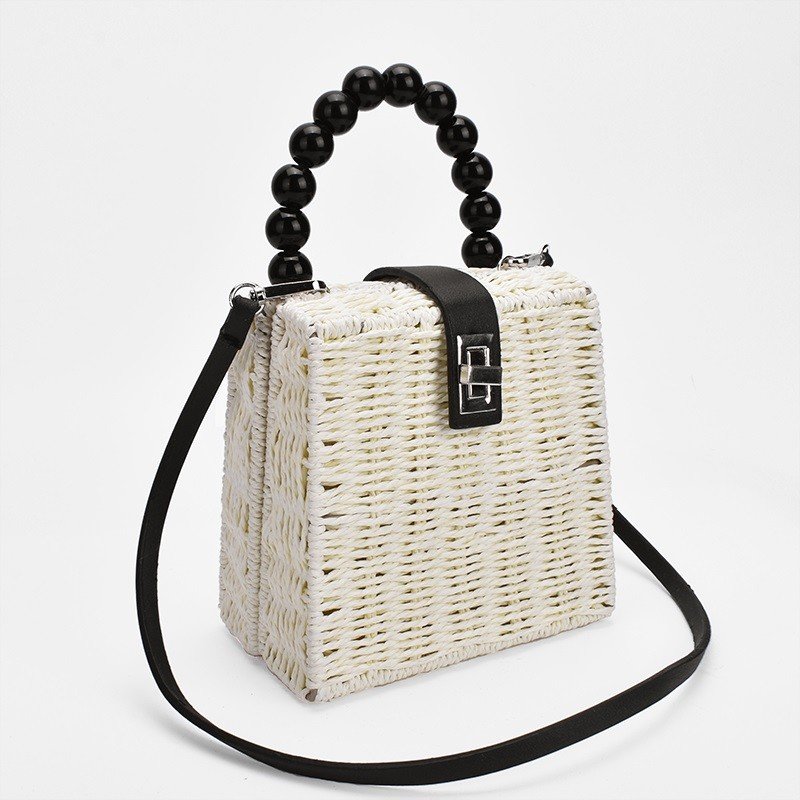 Shoulder Women Crossbody Large Beach Woven Straw Tote Bag