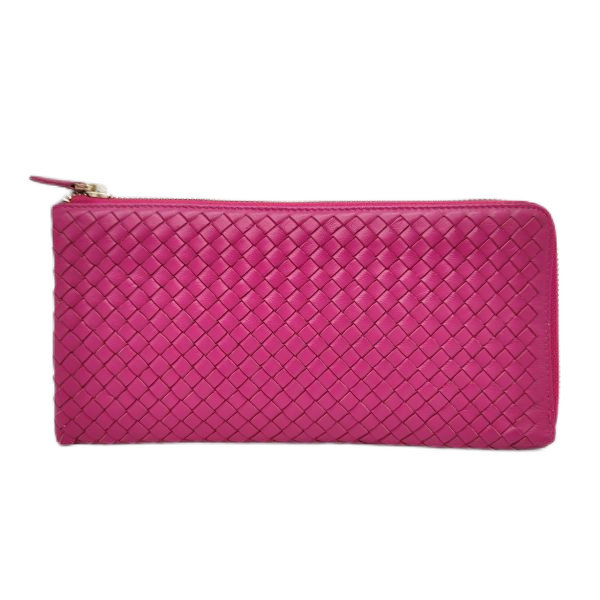 Ladies PU Leather Clutch Wallet Pink Long Purses WA12